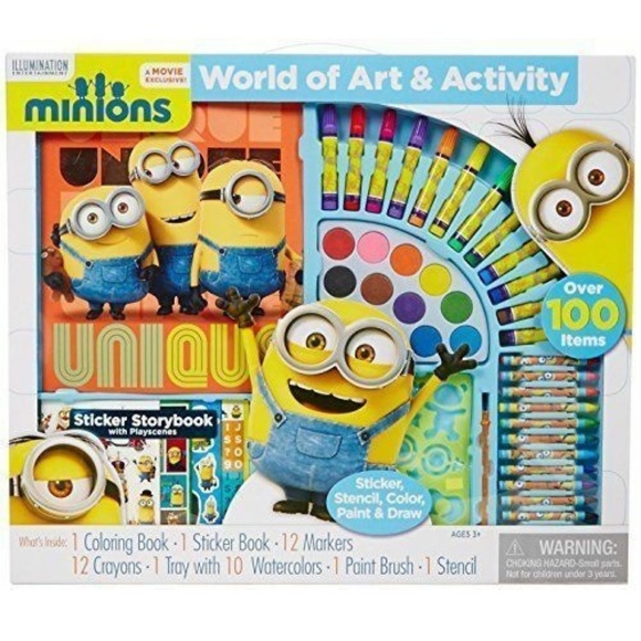 Bendon Publishing | Office | Minions World Of Art And Activity Over 0 ...